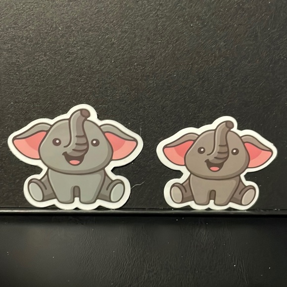Design | Elephant Stickers X 2 | Poshmark